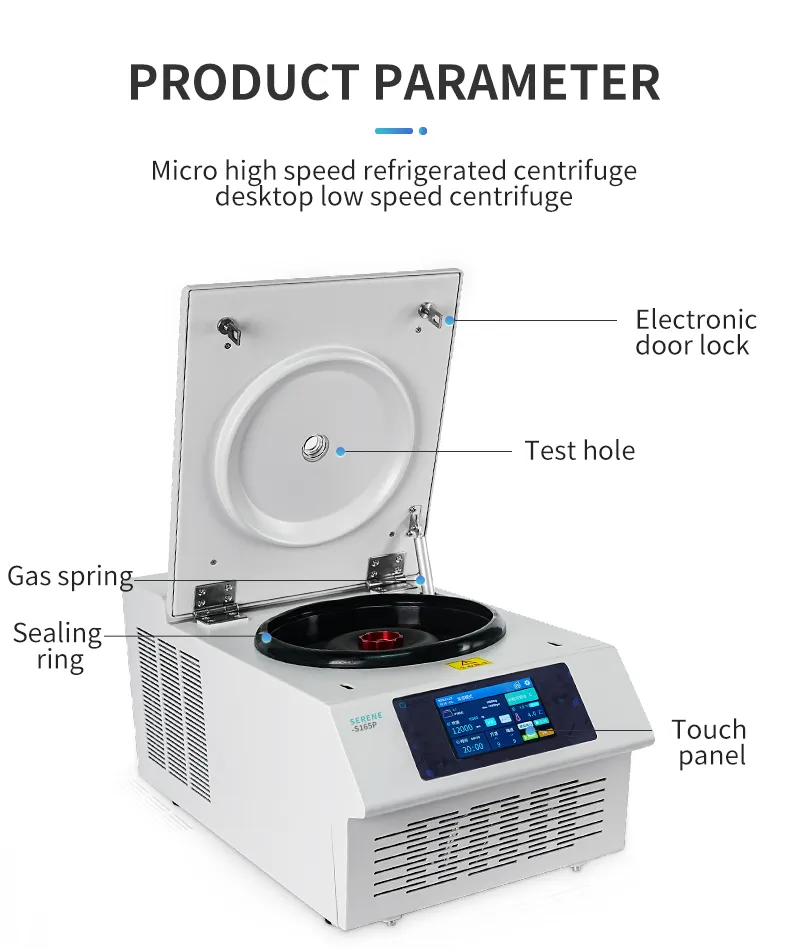 Benchtop low speed centrifuge, Refrigerated centrifuge machine